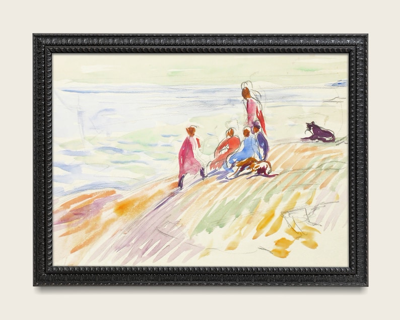 Eclectic Frame TV Gallery Wall Set Vintage Oil Painting - Etsy