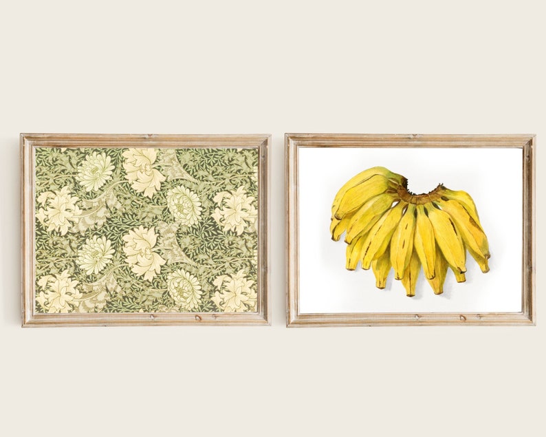 Tropical Vintage Gallery Set Vintage Tropical Set of Prints - Etsy