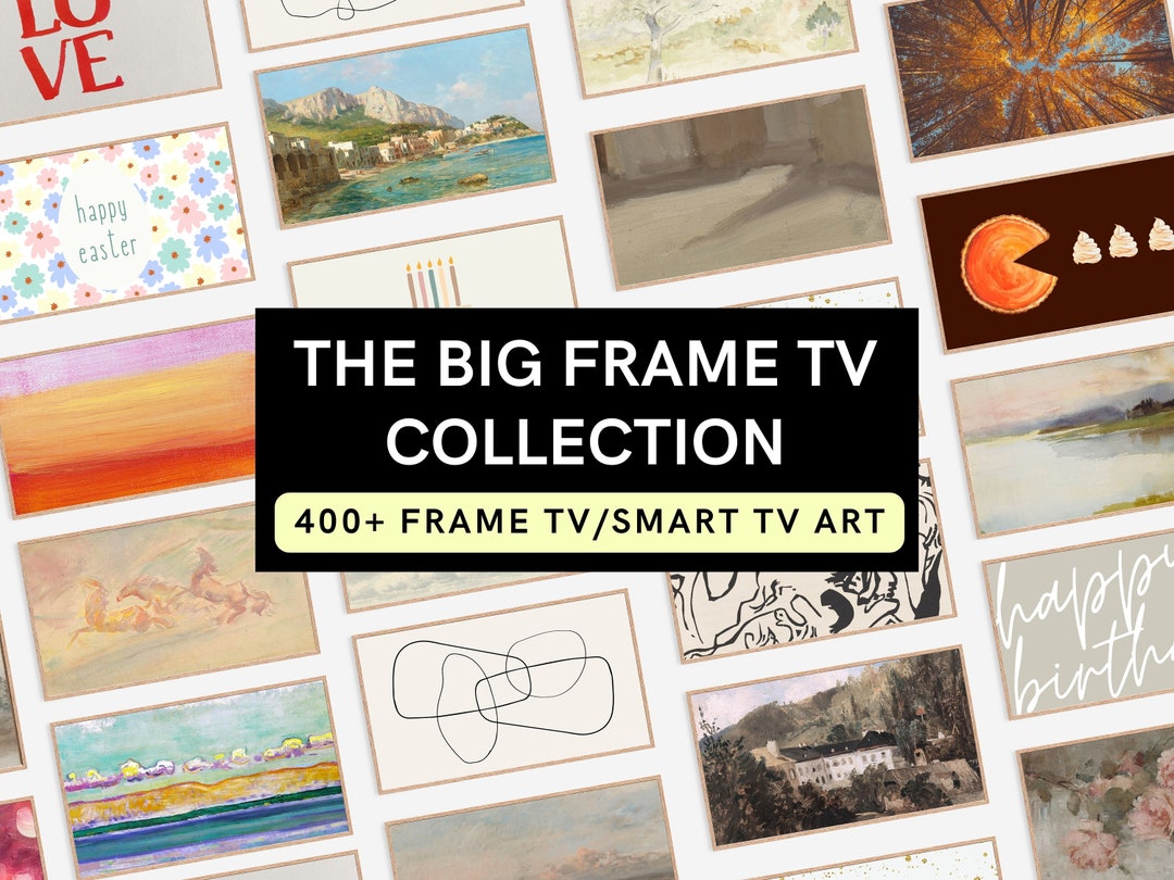 Frame Tv Art Set of 400, Winter Frame Tv Art, Art Fro Frame Tv, Frame ...