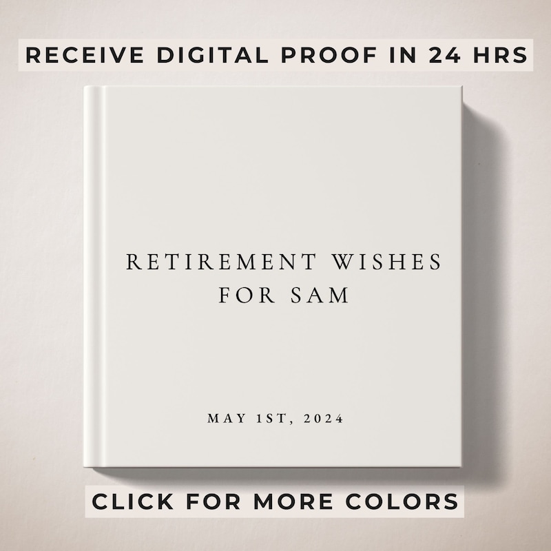 Retirement Book - Etsy
