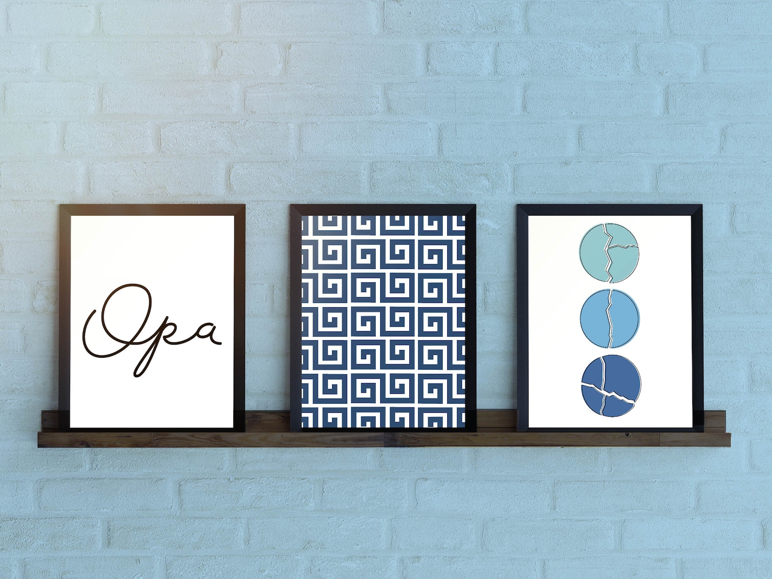Greek Wall Art Bundle Greek Print Greece Print Set of 8 - Etsy
