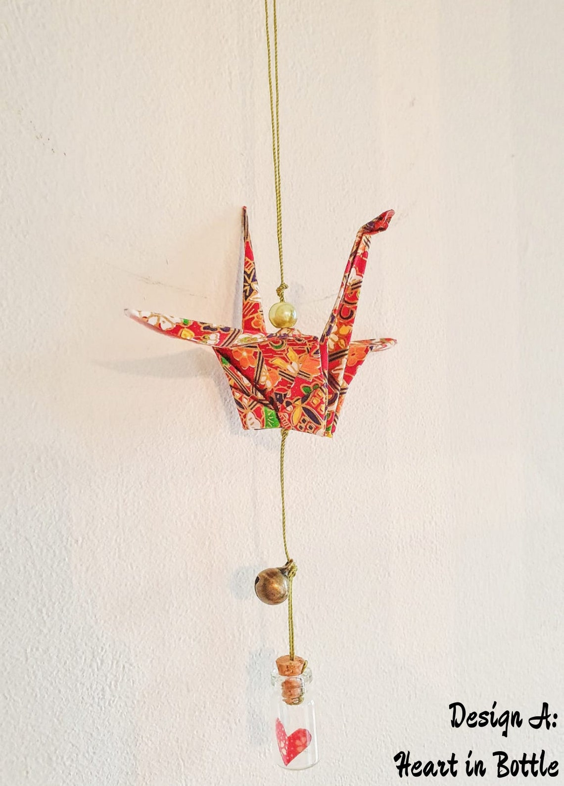 Japanese Good Luck Origami Crane Keepsake Gift Home Decor Birthday ...