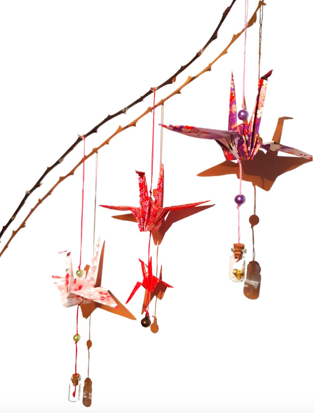 Japanese Good Luck Origami Crane Keepsake Gift Home Decor Birthday ...