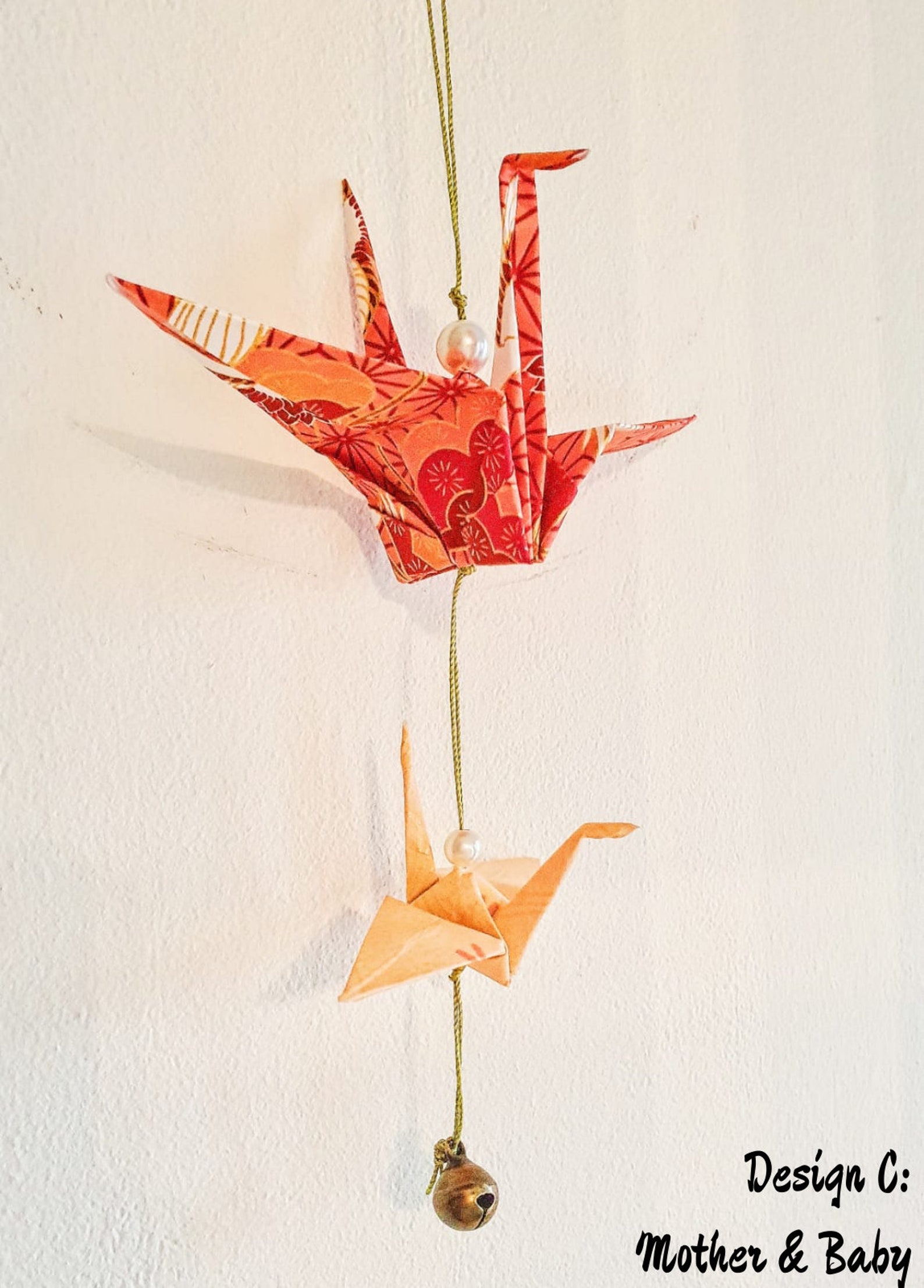 Japanese Good Luck Origami Crane Keepsake Gift Home Decor Birthday ...