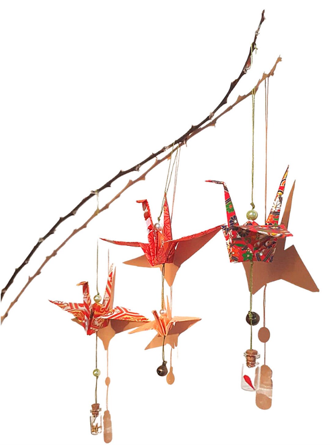 Japanese Good Luck Origami Crane | Keepsake Gift | Home Decor ...
