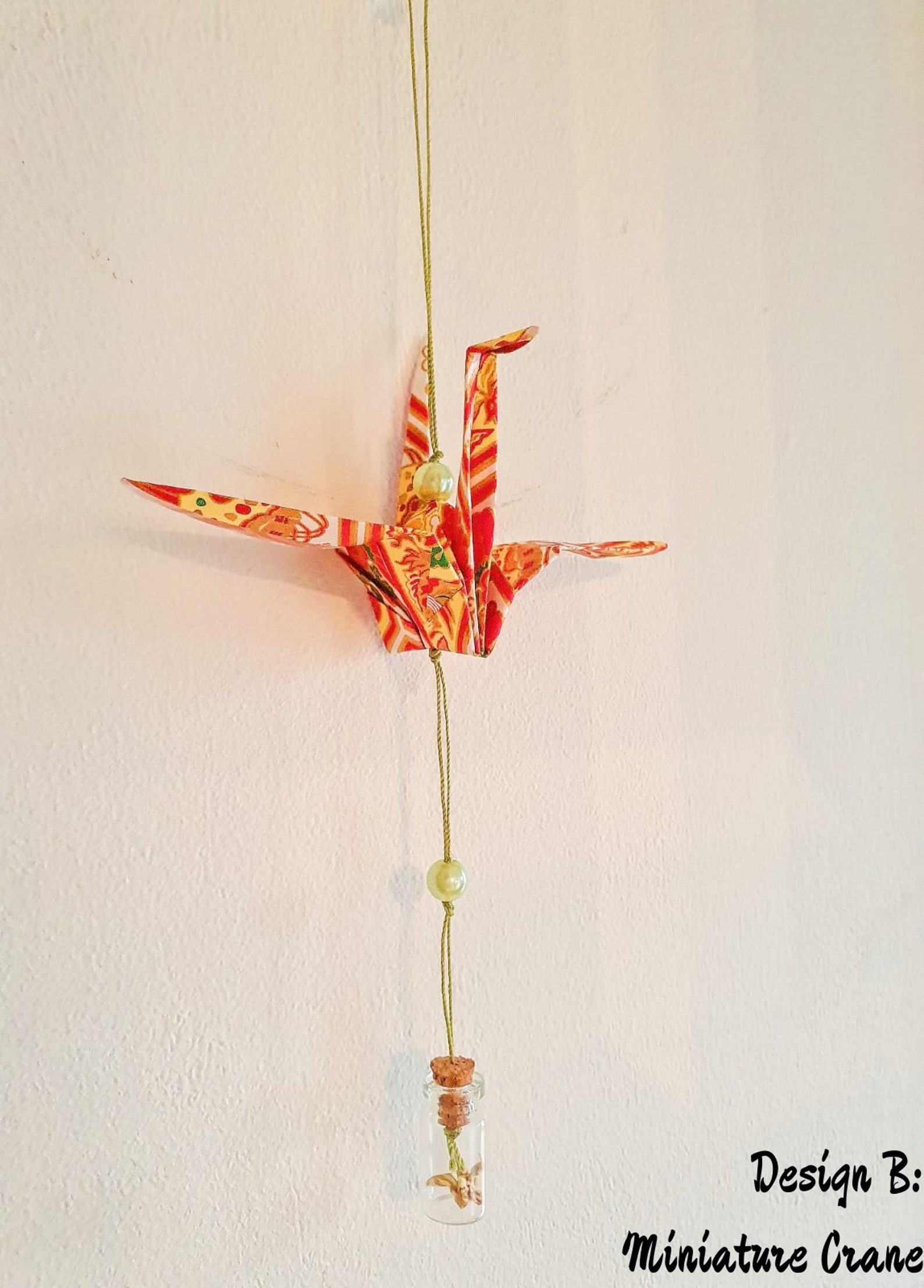 Japanese Good Luck Origami Crane | Keepsake Gift | Home Decor ...