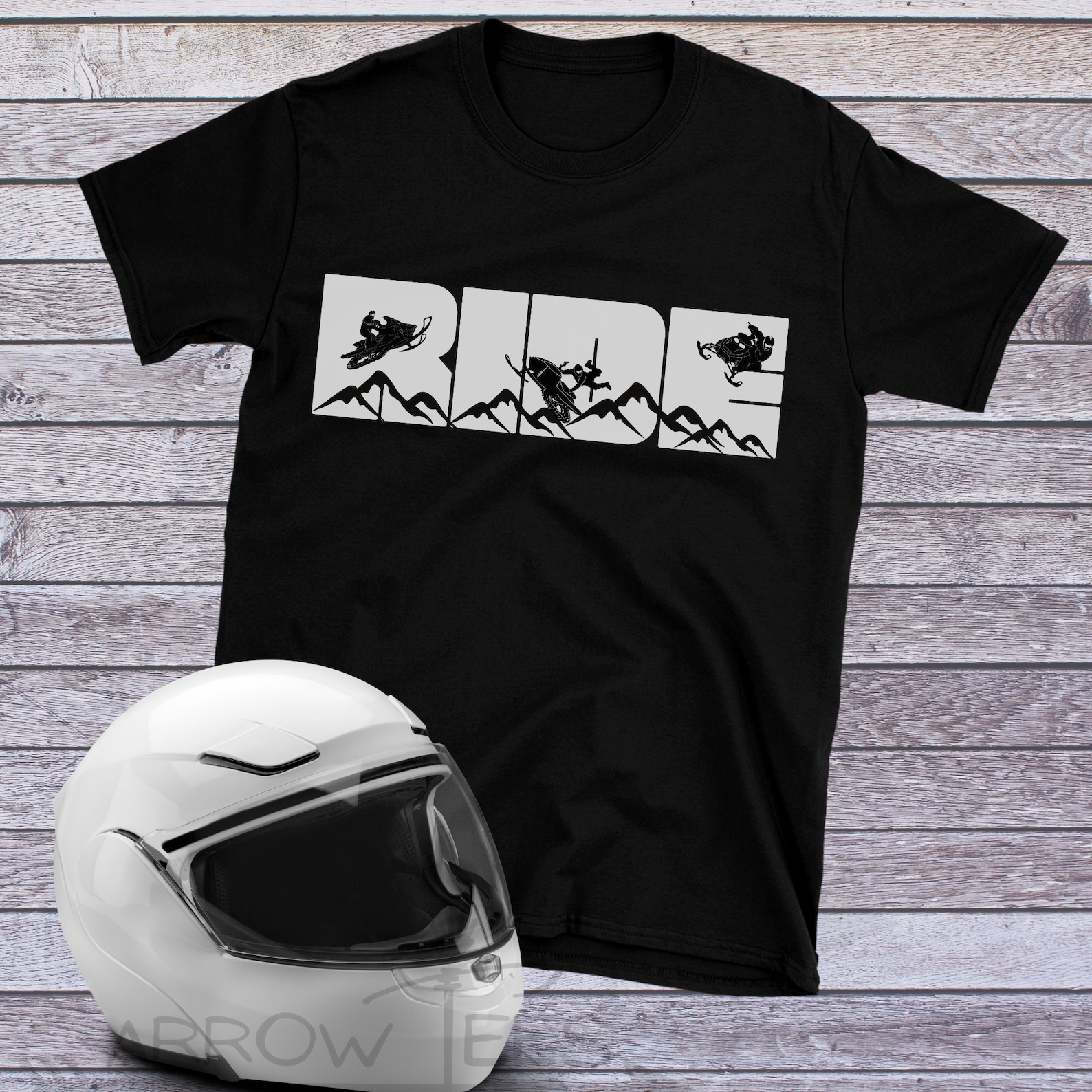 Snowmobile T-shirt Snowmobile Shirt Snowmobile Tee Sledding - Etsy