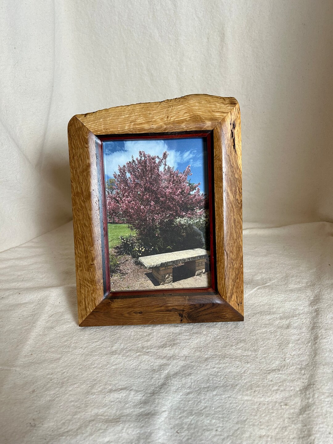 Cherry Wood Live Edge Frame - Etsy