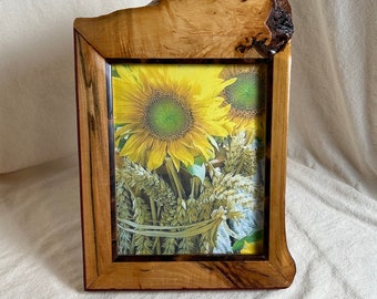 5x 7 Picture Frame Live Edge Black Walnut Picture Frame for Wall Solid ...