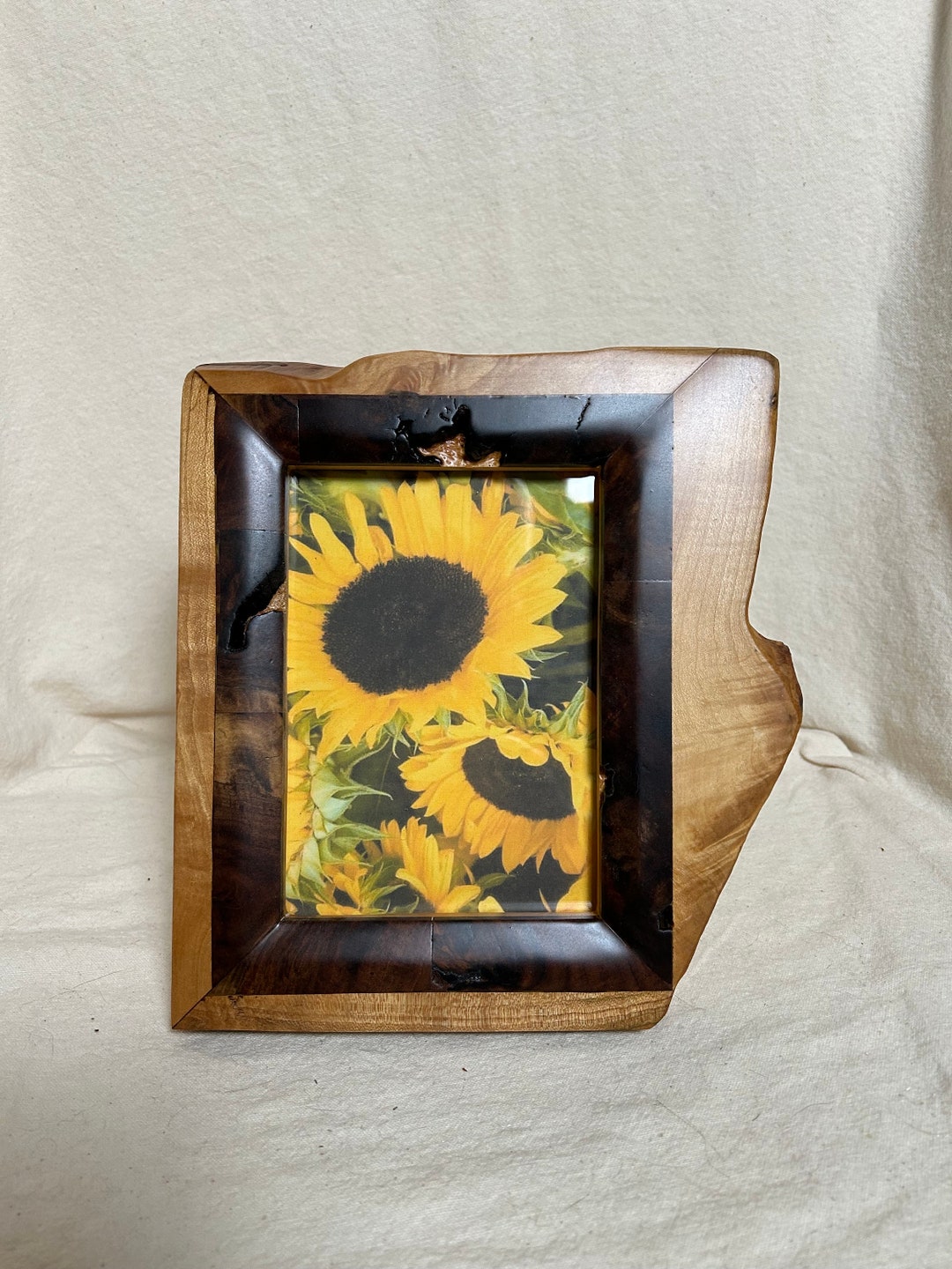 Cherry Wood Live Edge Frame - Etsy