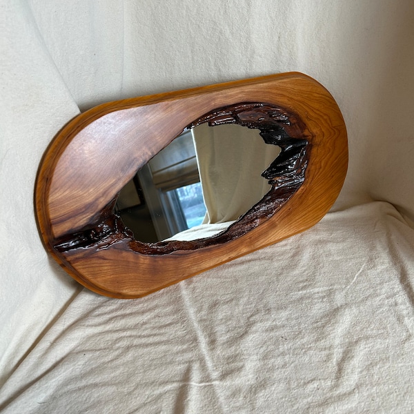 Live Edge Mirror - Etsy