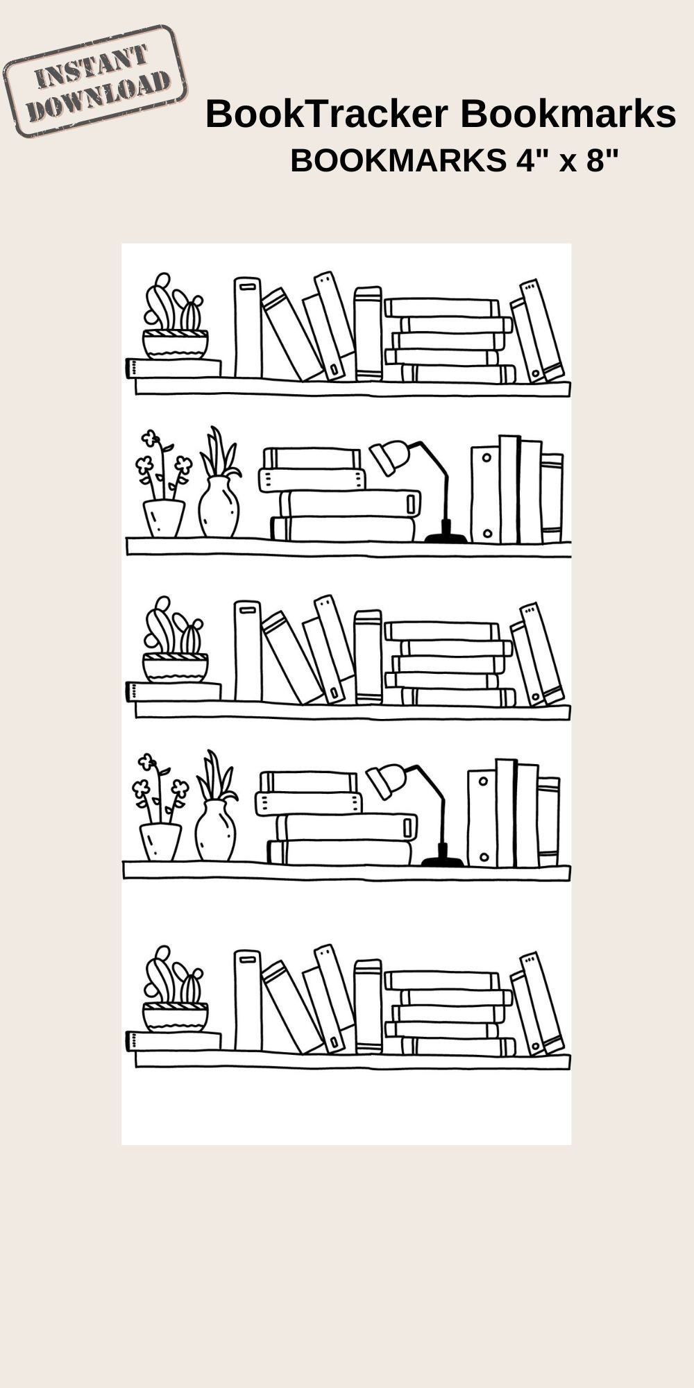 Book Tracker Bookmarks, Bookmark Tracker, Reading Gift, Reading ...