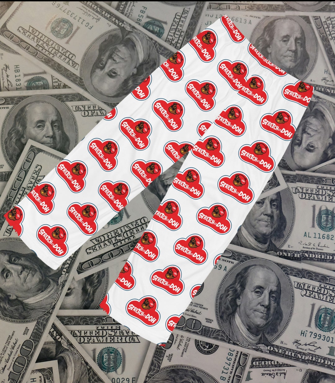 Stretch the Doh Funny Money Pajamas, Hustle Pajama Pants, Street Wear ...