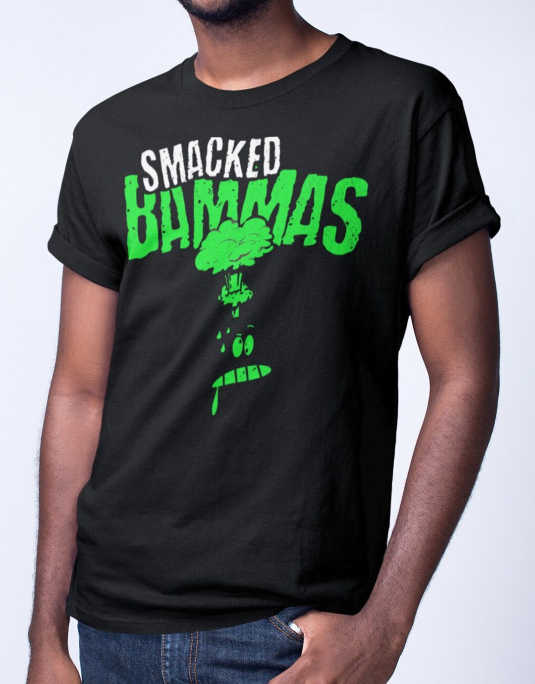 Dmv Smacked Bammas Logo T-shirt Weed Shirt, Pot Tee, Pothead Tshirt ...