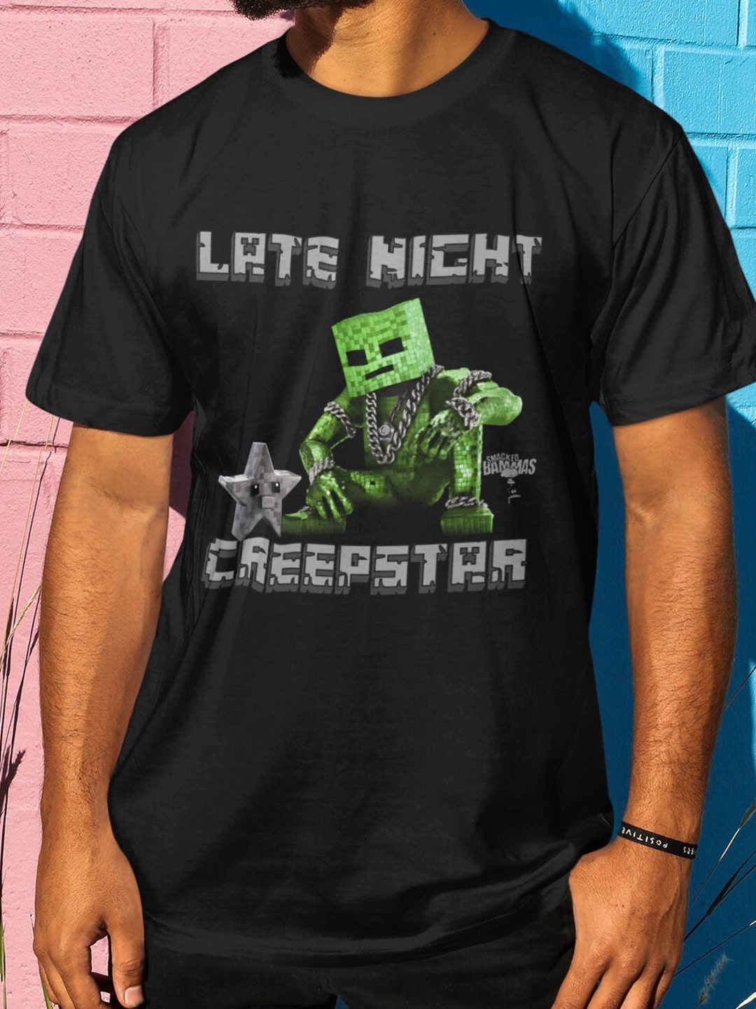 Late Night Creepstar Shirt, Creeper Tee, Party Shirt, Gamer Tee, Funny ...