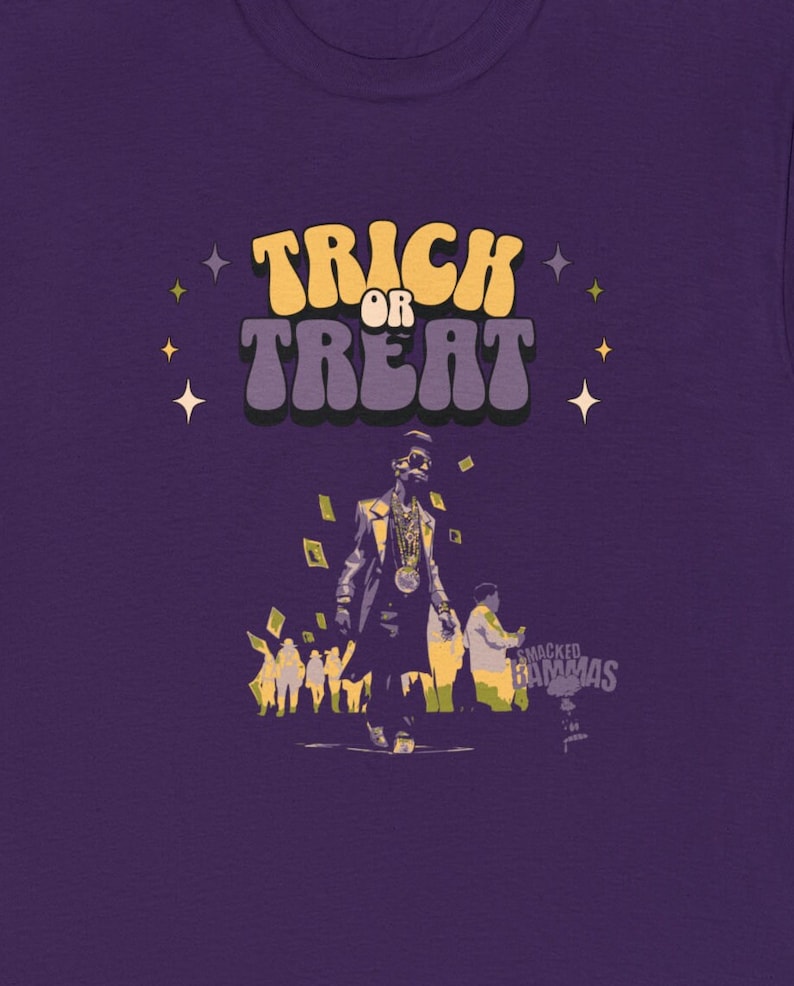 Trick or Treat Pimp Casual Vintage Tee Shirt Spooky Season Vibes ...