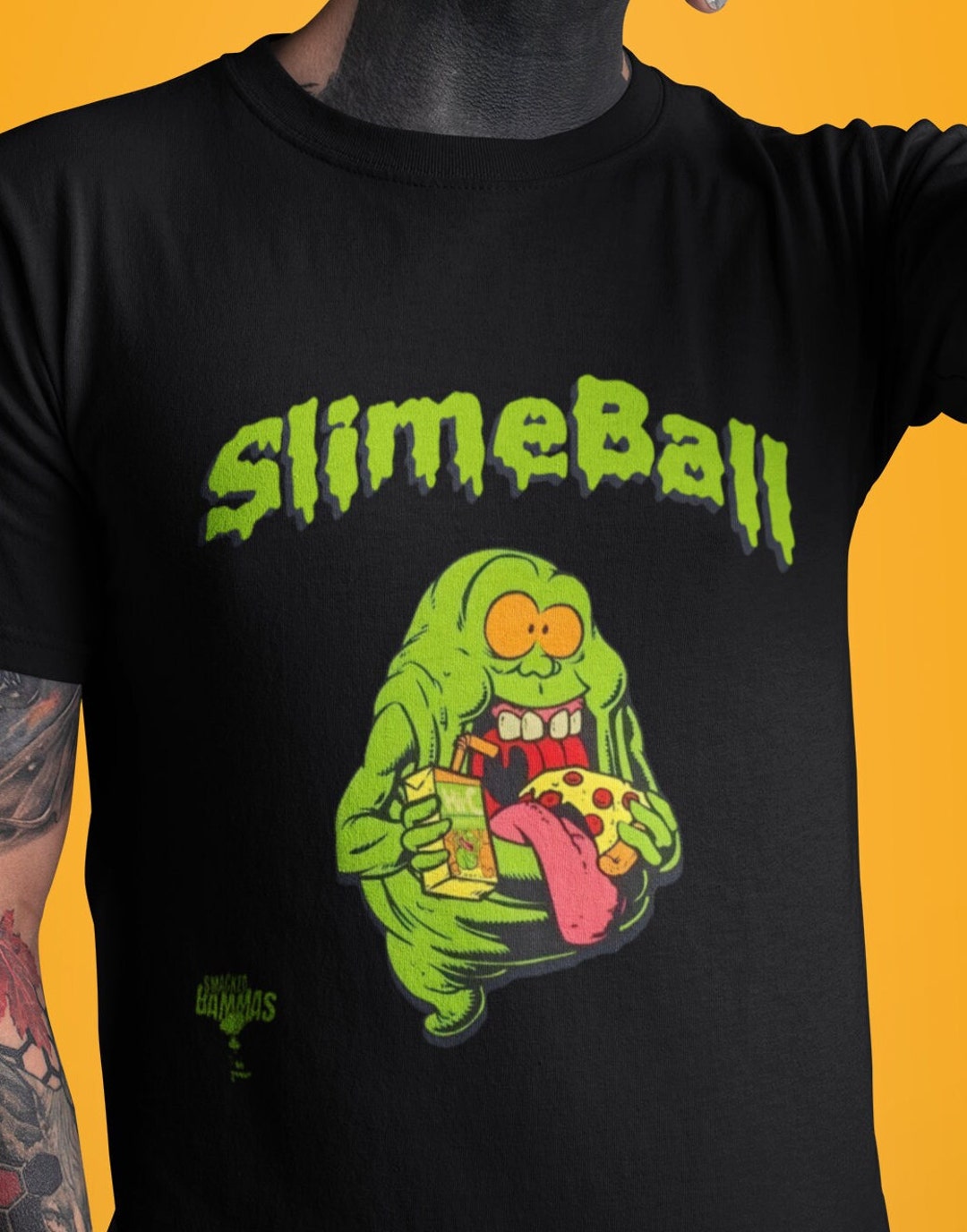 Slimer Slimeball Tshirt, Halloween Tshirts, Retro Vampire Shirt ...
