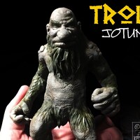 Troll Jotun, Scandinavian Giant Troll, Fantasy RPG Miniature or ...