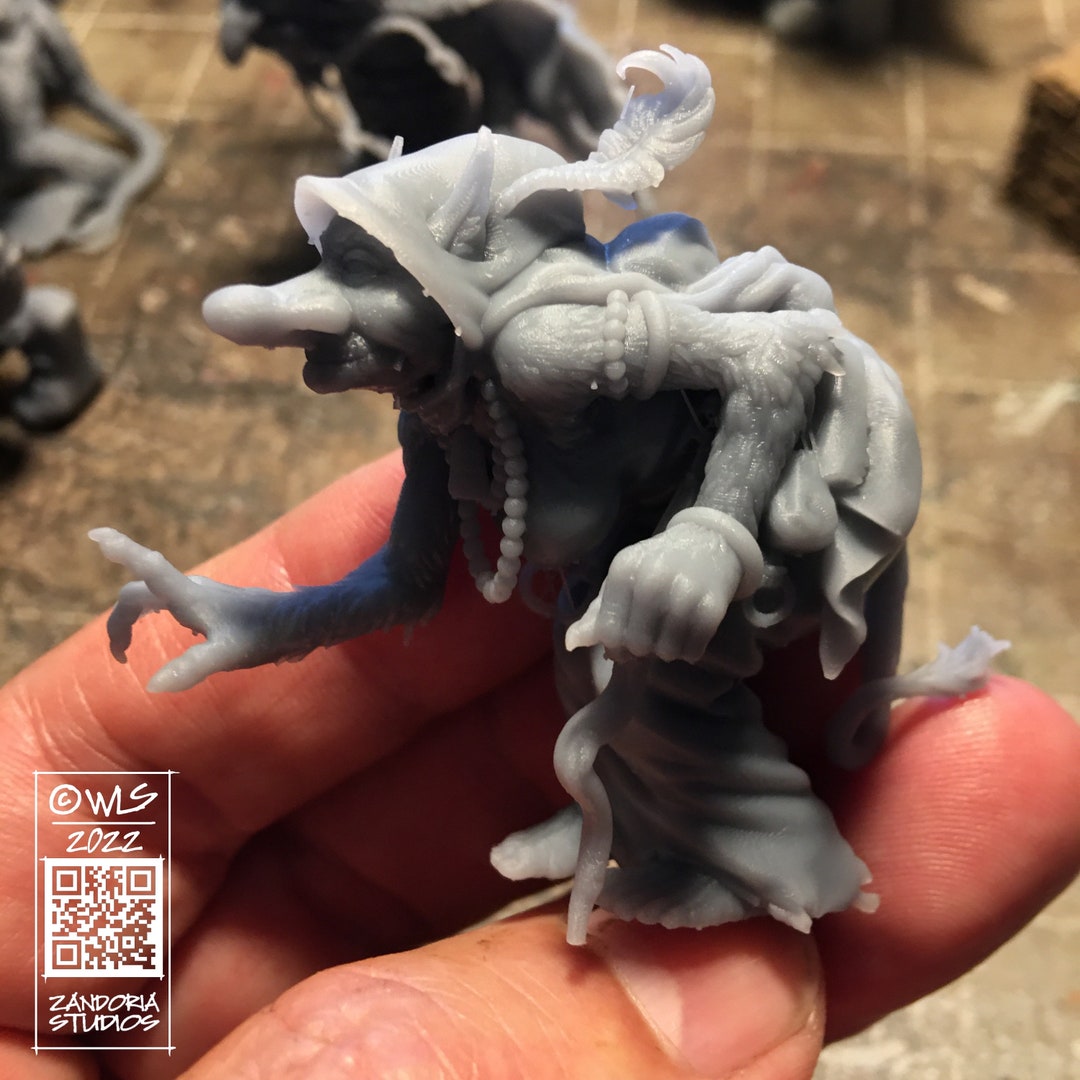 Troll Mother, Female Troll, Fantasy Tabletop RPG Miniature - Etsy