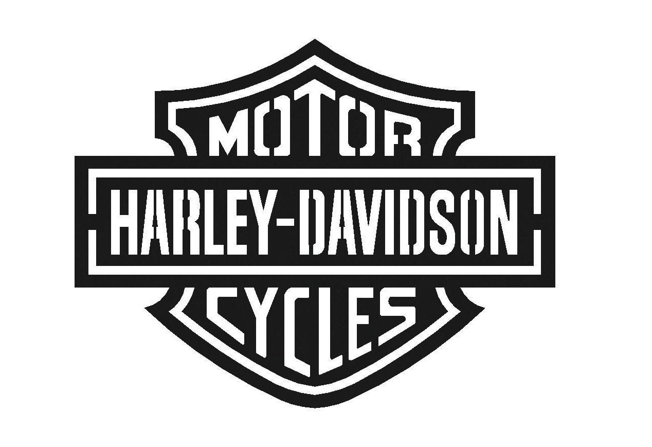 Harley Davidson Metal Sign Harley Davidson Motorcycles Logo Etsy