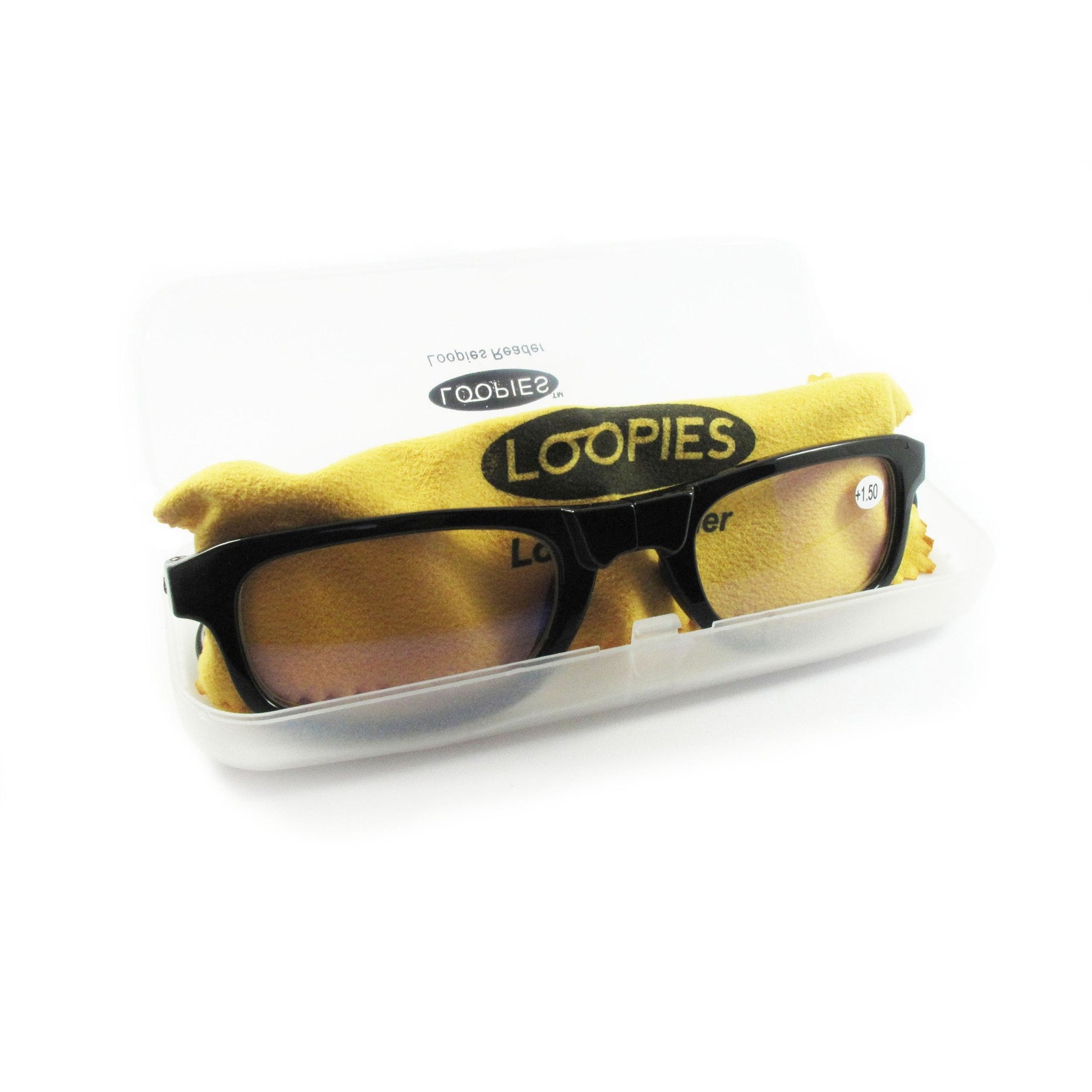 Loopies TWIN-PACK Magnetic Reading Glasses, Prescription Quality, UV ...