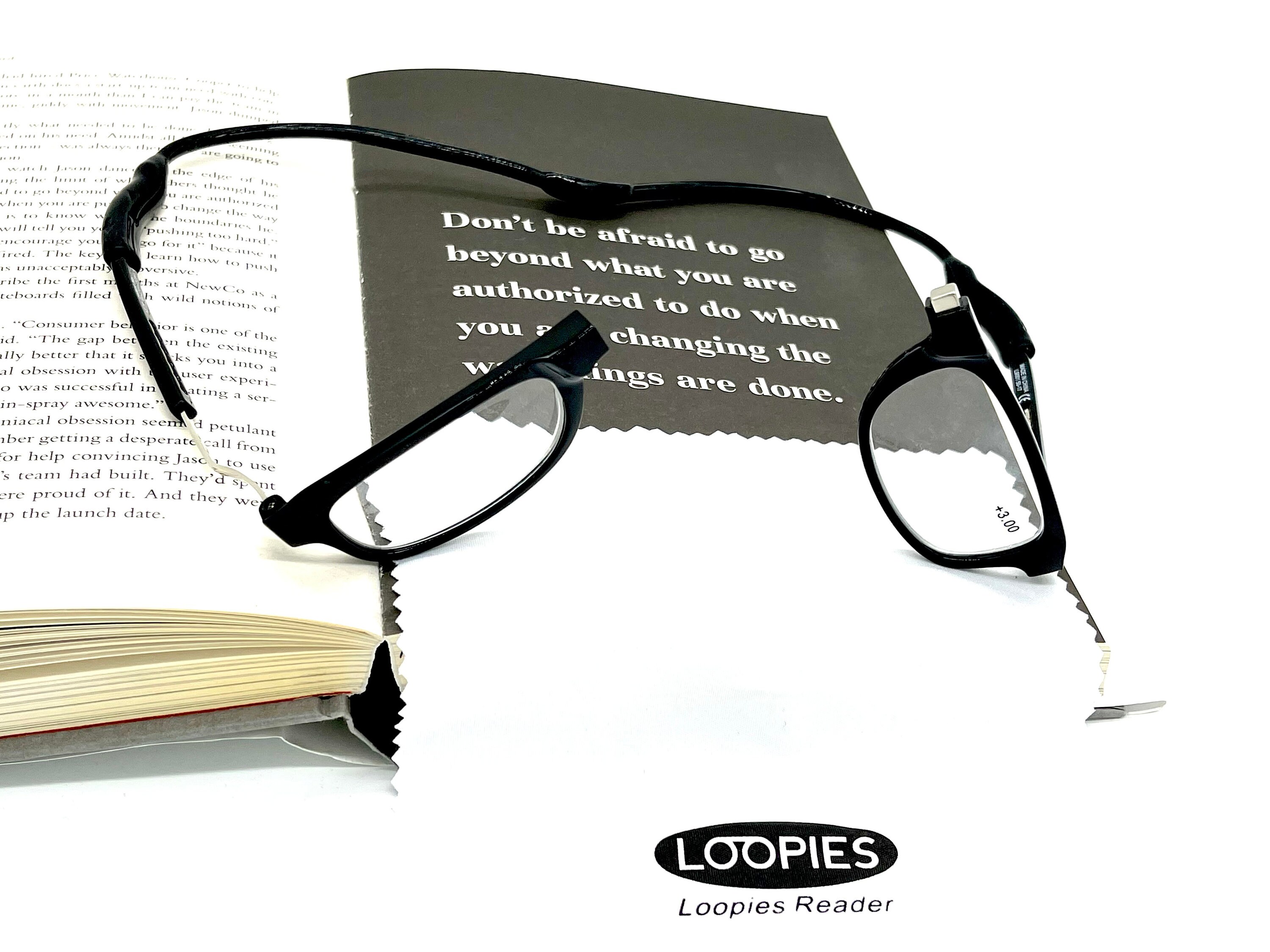 Loopies Magnetic Reading Glasses: Flexi Neck Loop Anti-glare, Scratch ...