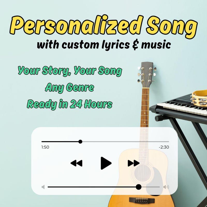 Custom Song - Etsy