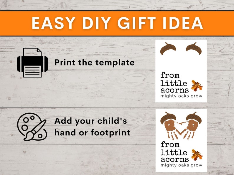 From Little Acorns Mighty Oaks Grow Handprint Art | Fall Autumn ...