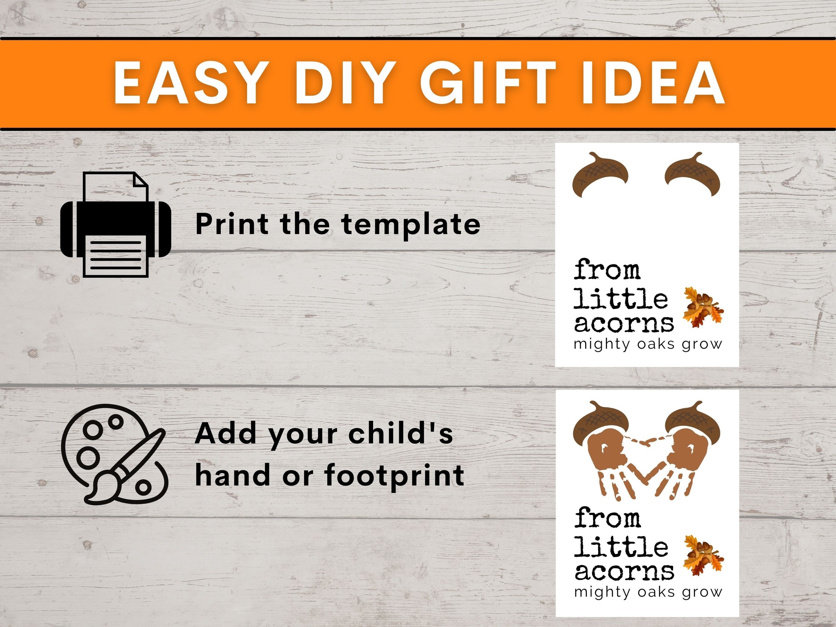 From Little Acorns Mighty Oaks Grow Handprint Art | Fall Autumn ...