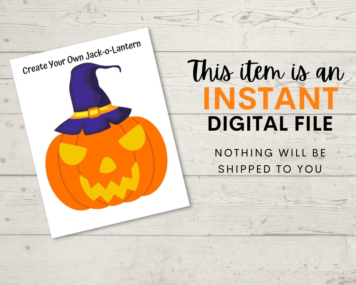 Halloween Jack-o-lantern Activity Sheets | Pumpkin Toddler Printable ...