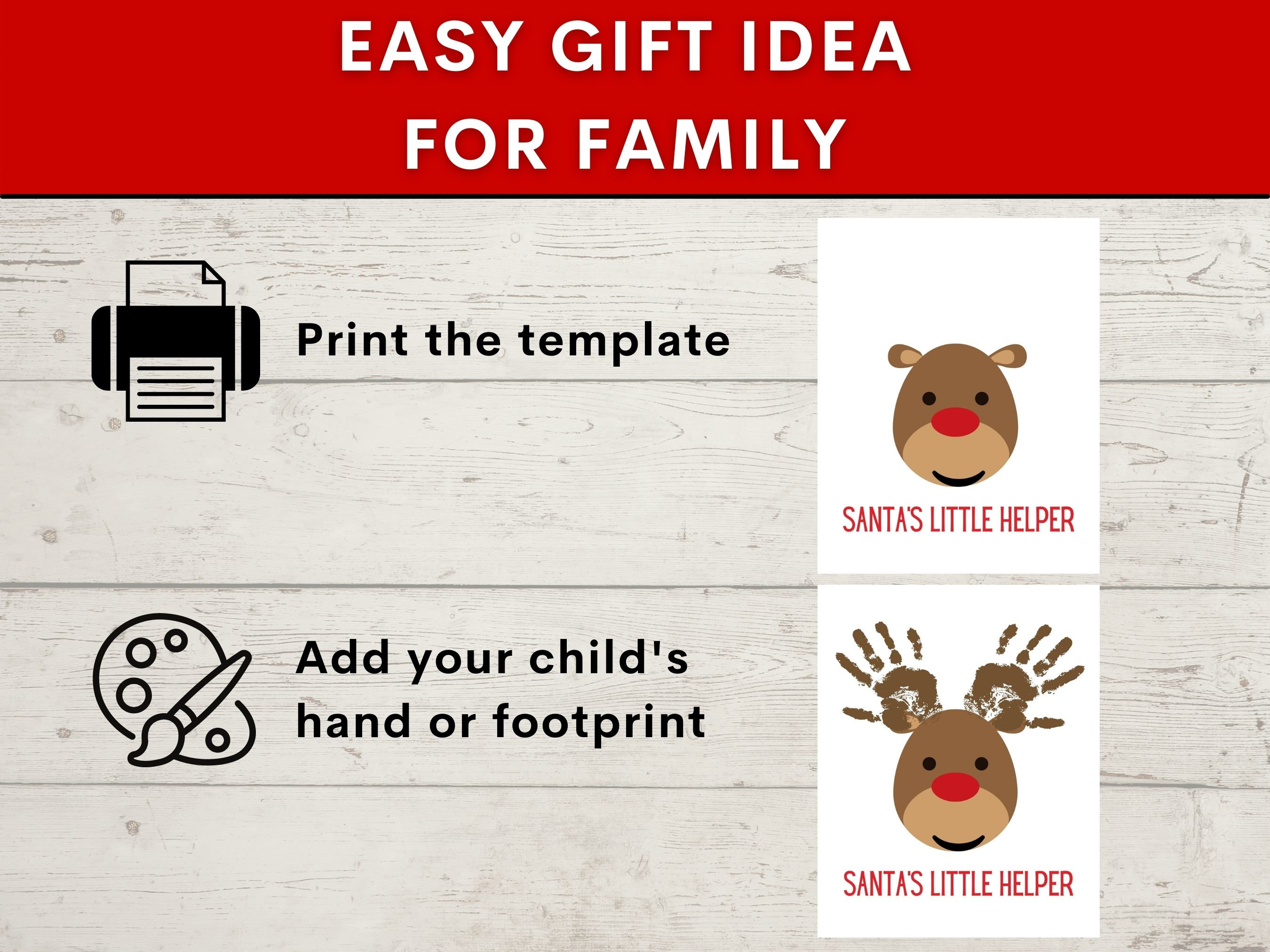 Christmas Handprint Art MEGA Bundle | Christmas Crafts for Kids | DIY ...