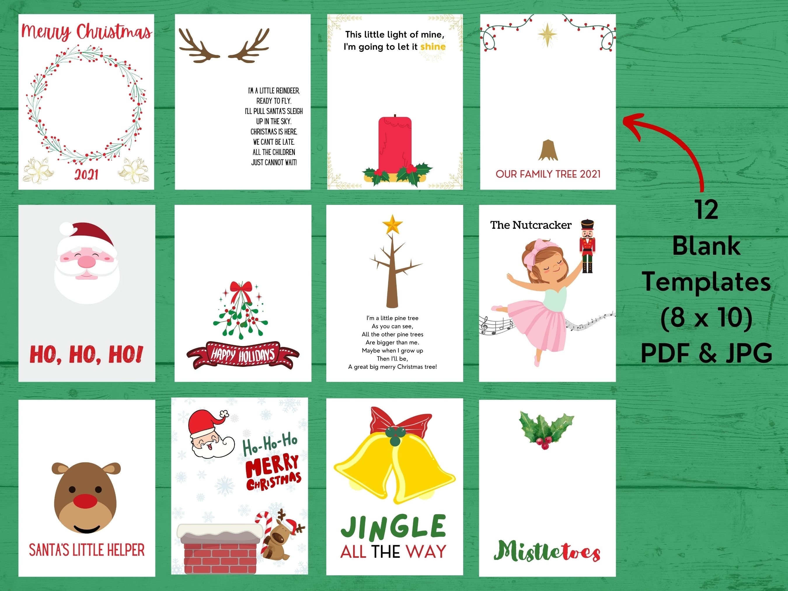 Christmas Handprint Art MEGA Bundle | Christmas Crafts for Kids | DIY ...