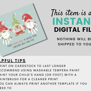 Christmas Gnome Handprint Art | Christmas Crafts for Kids ...