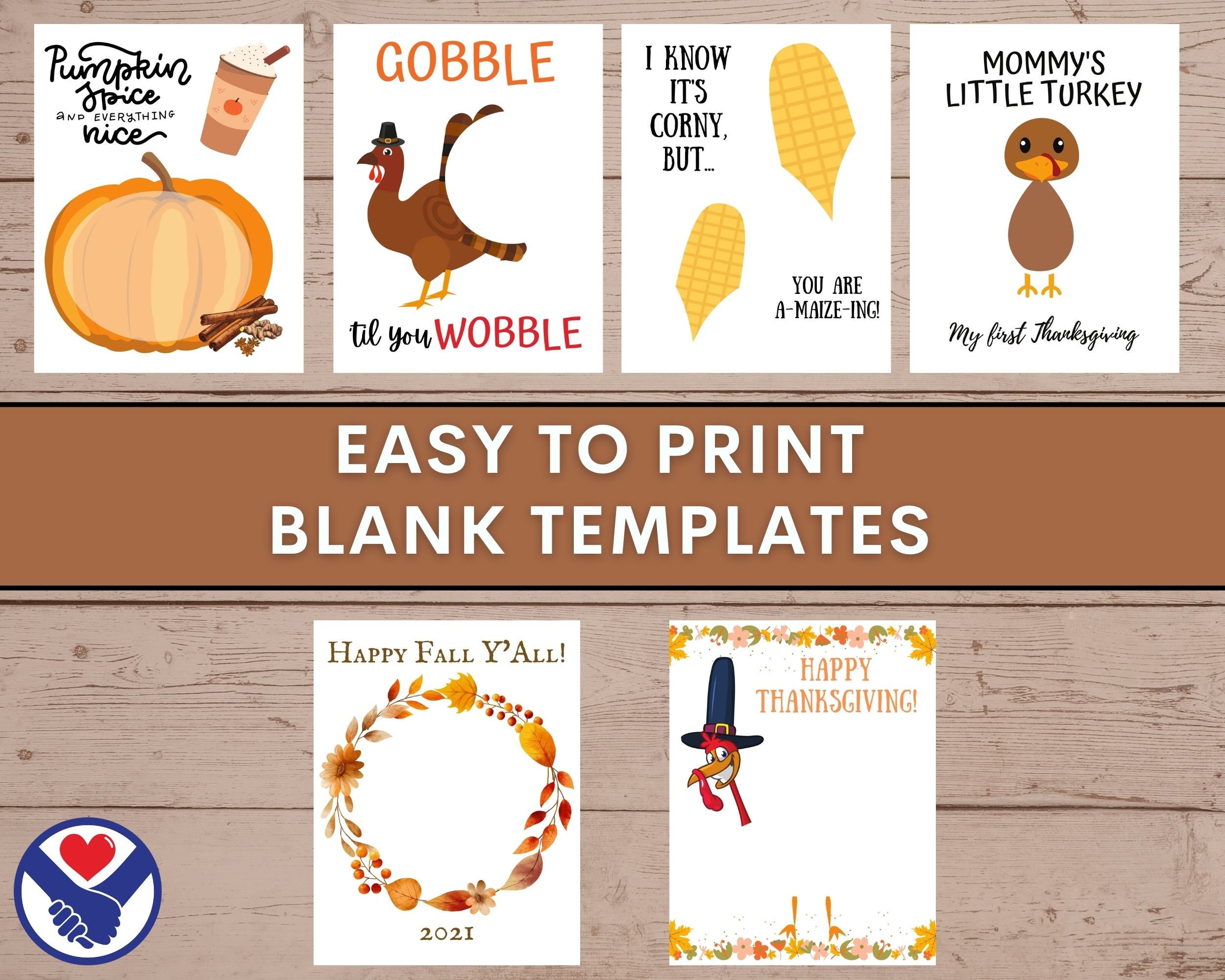 Thanksgiving Handprint Art Bundle Handprint DIY Craft Crafts for Kids ...