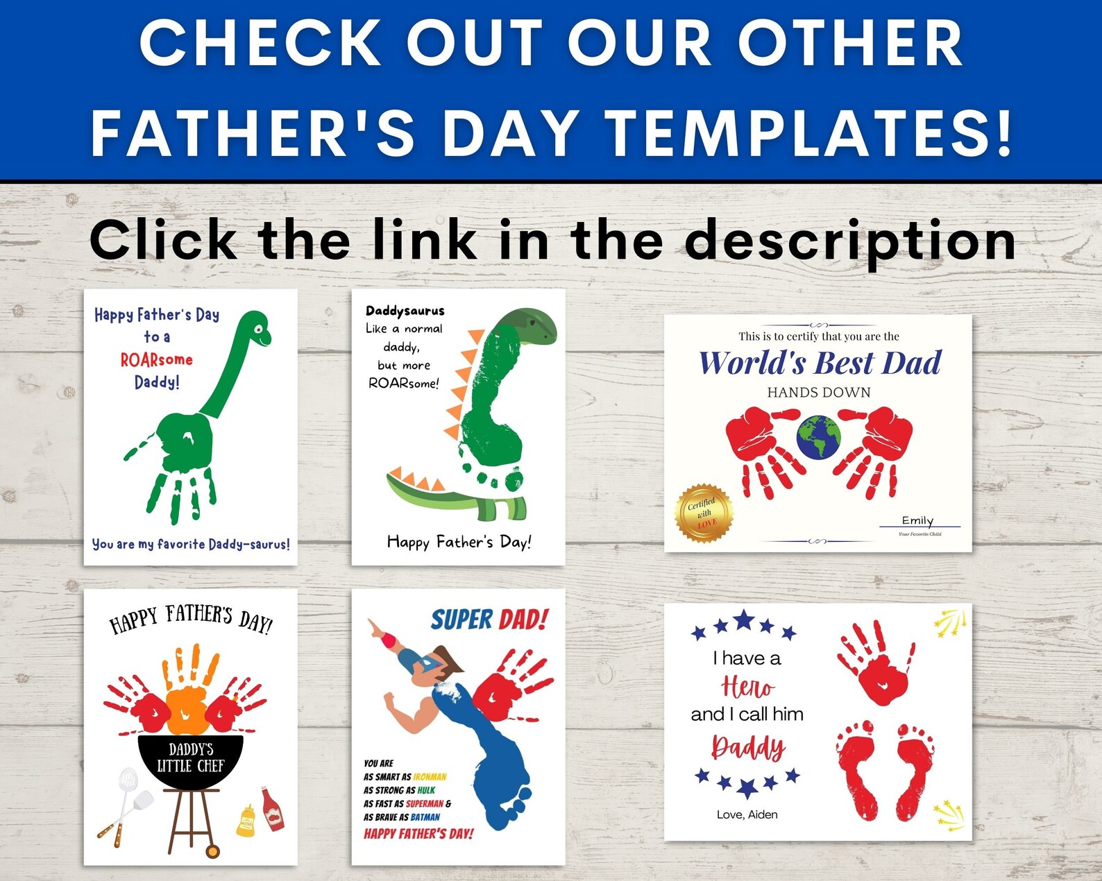 Superhero Father's Day Handprint Art | Super Dad Handprint Art ...