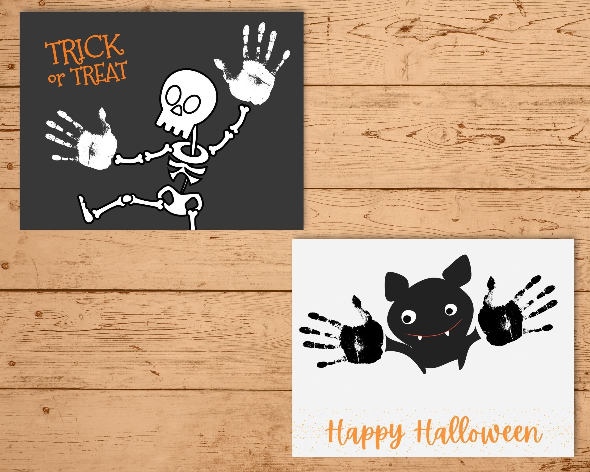 Halloween Handprint Art Bundle | Handprint DIY Craft | Crafts for Kids ...