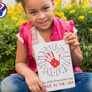 Firecracker Handprint Art | Fireworks Made in the USA Printable | 4th ...