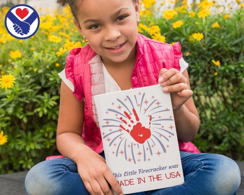 Firecracker Handprint Art Fireworks Made in the USA - Etsy