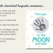I Love You to the Moon and Back Valentine Handprint Art Craft | DIY ...