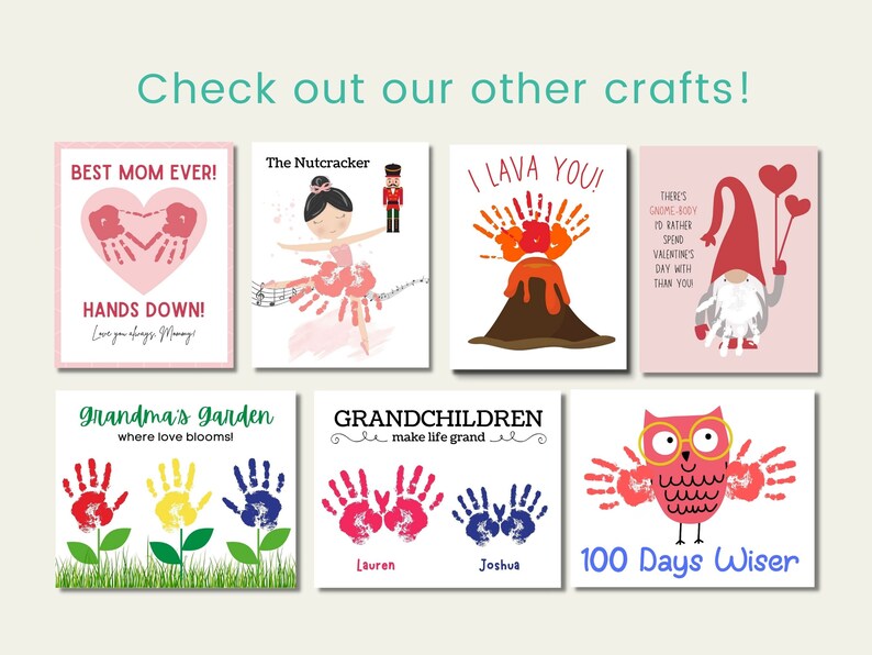 100 Days of School Handprint Art Craft for Kids 100 Days Growing ...