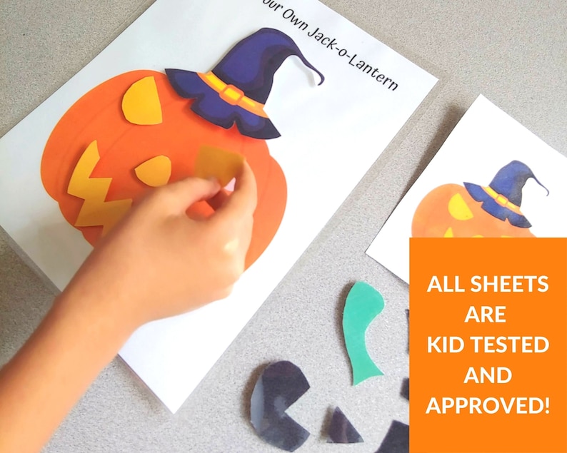 Halloween Jack-o-lantern Activity Sheets | Pumpkin Toddler Printable ...