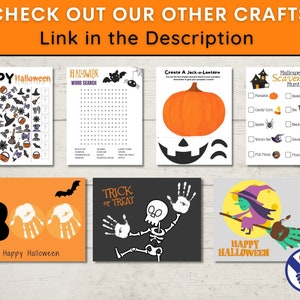 Halloween Handprint Art Bundle | Handprint DIY Craft | Crafts for Kids ...