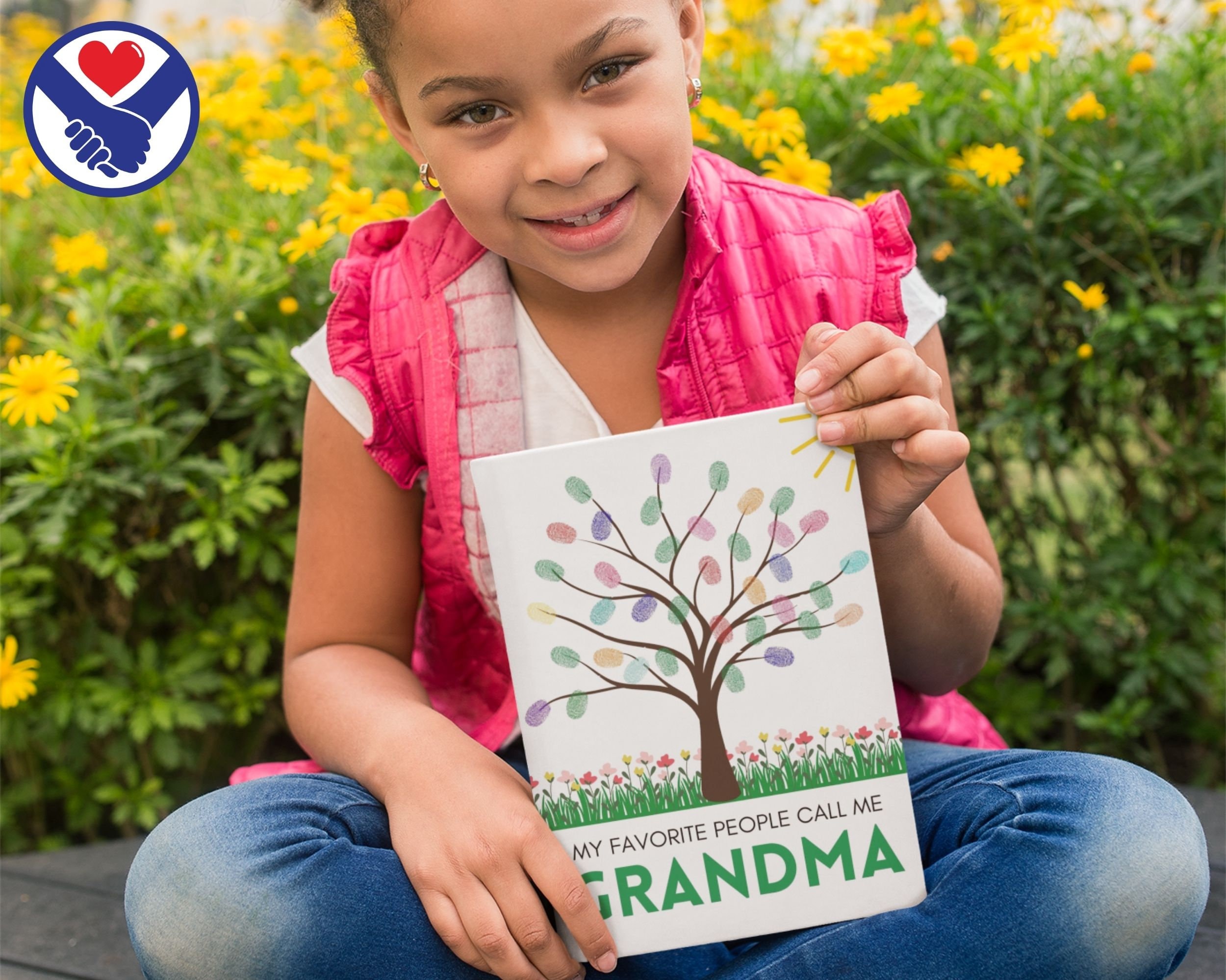 DIY Fingerprint Tree Grandparents Day Gift for Grandma From Kids ...