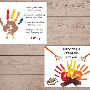 Thanksgiving Handprint Art Bundle | Handprint DIY Craft | Crafts for ...