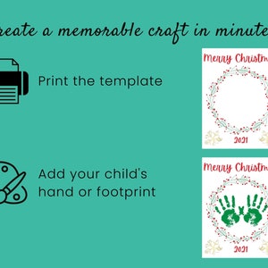 Christmas Handprint Art MEGA Bundle | Christmas Crafts for Kids | DIY ...