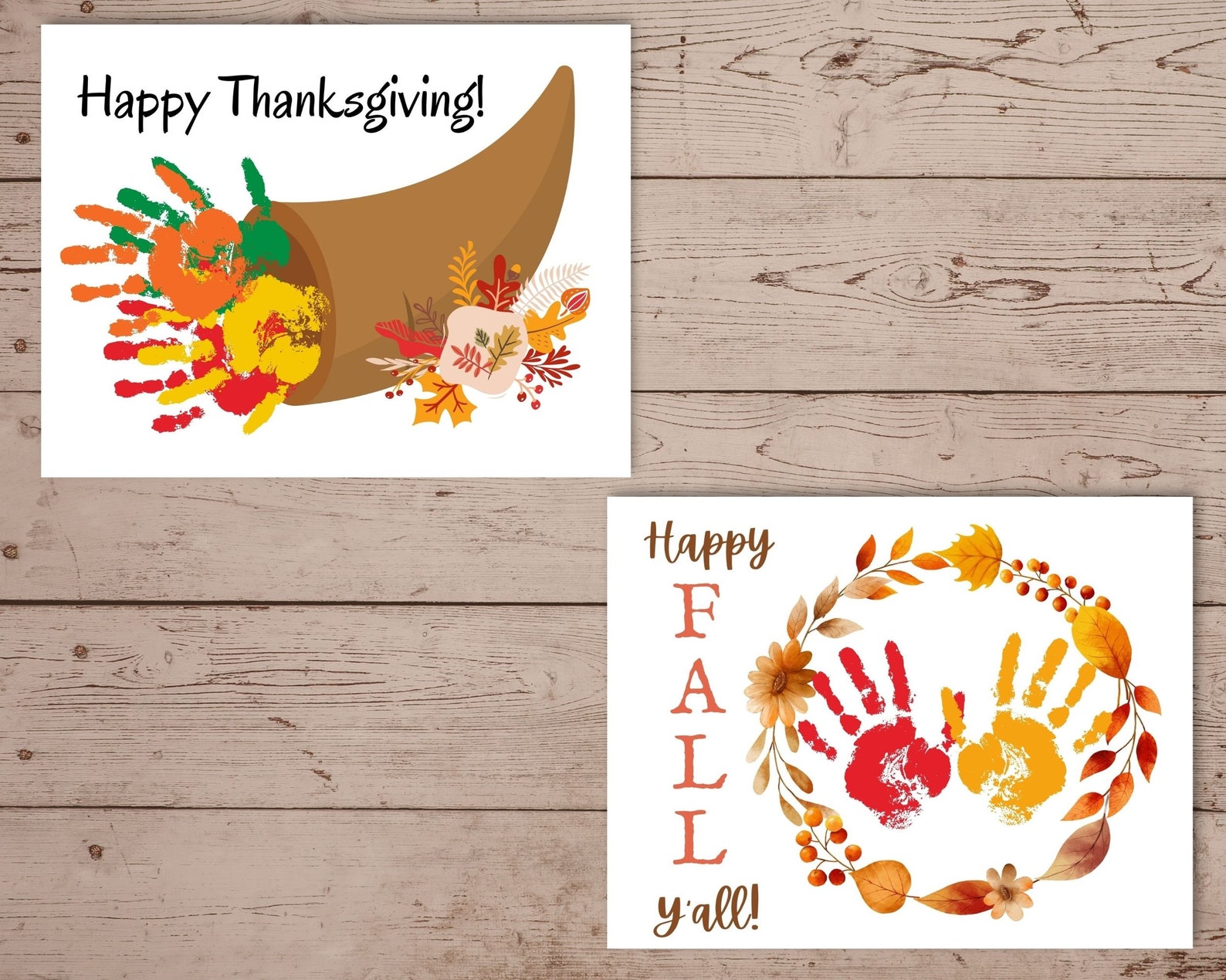 Thanksgiving Handprint Art Bundle | Handprint DIY Craft | Crafts for ...