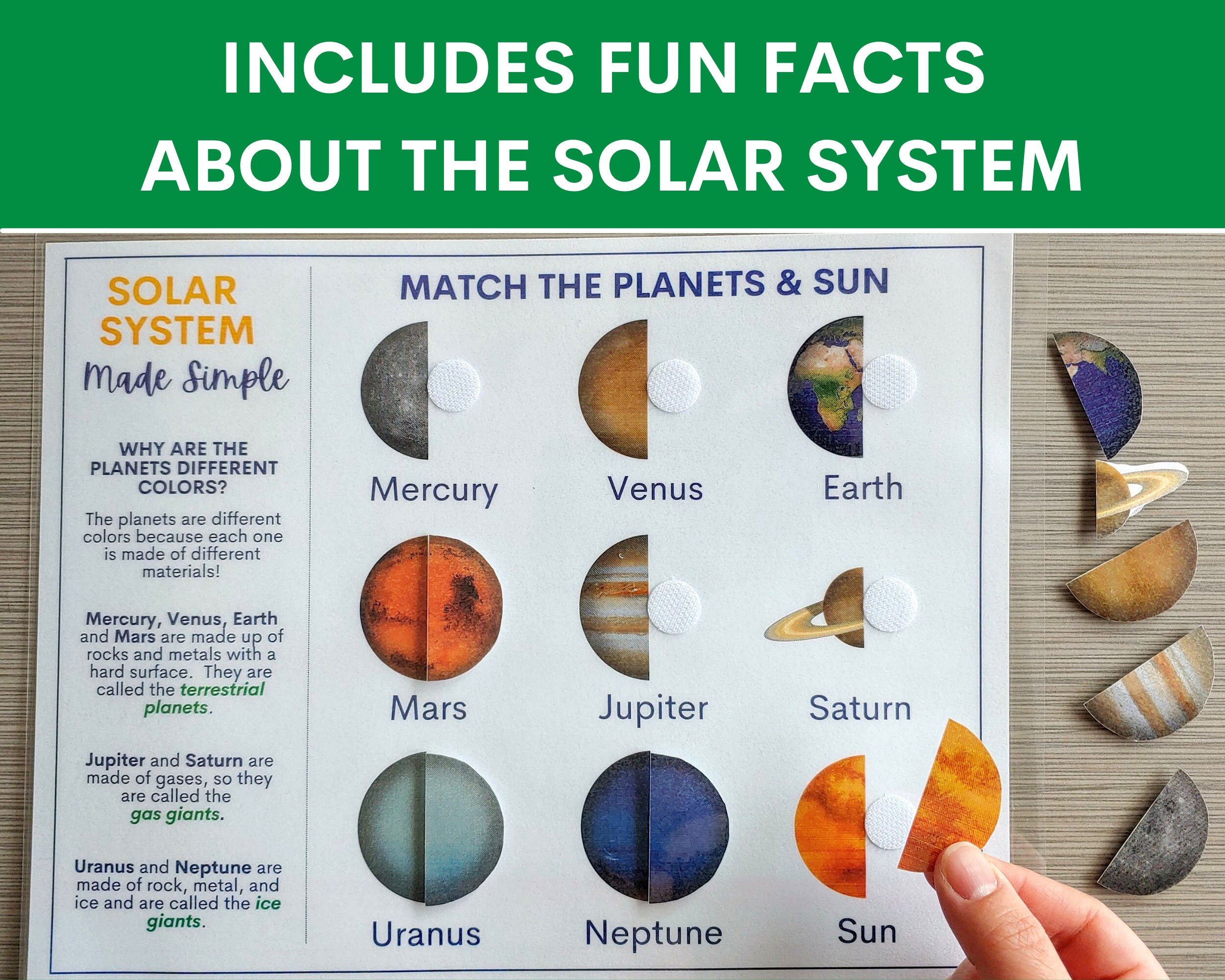 Solar System Busy Book Space Theme Preschool Binder | Etsy