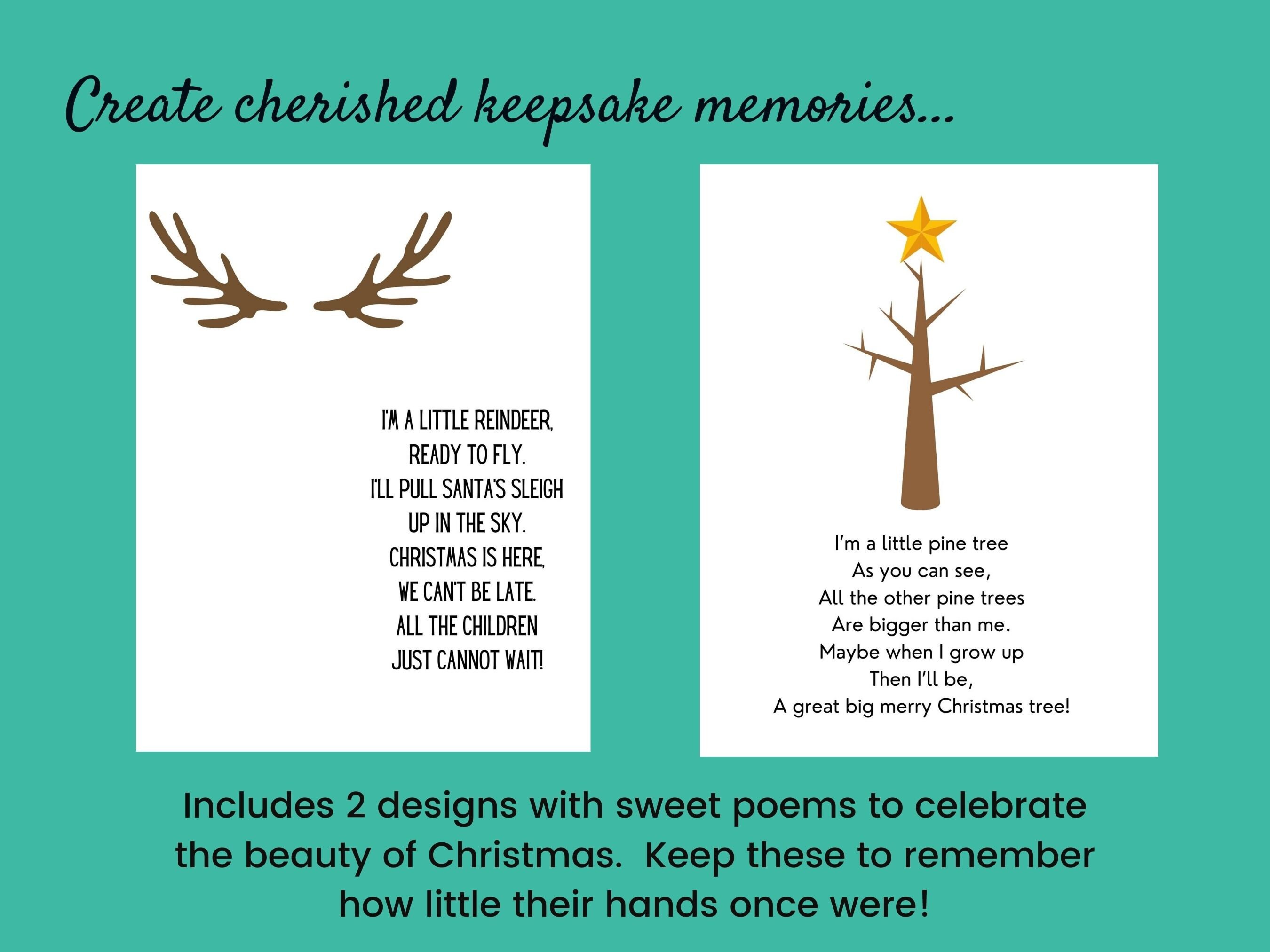 Christmas Handprint Art MEGA Bundle Christmas Crafts for Kids DIY ...