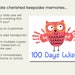 100 Days of School Handprint Art Craft for Kids | 100 Days Wiser Owl ...