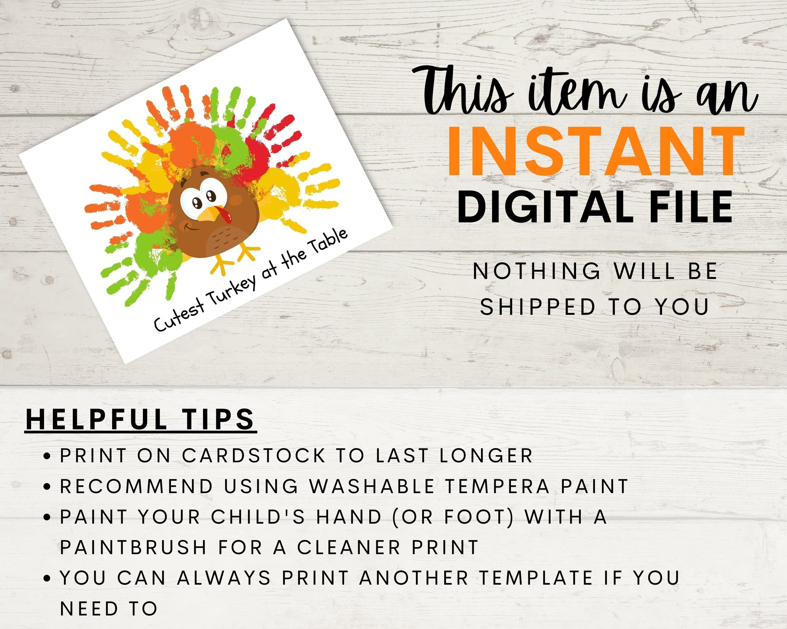 Thanksgiving Handprint Art Bundle Handprint DIY Craft Crafts for Kids ...